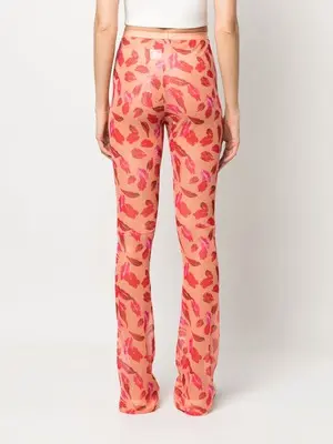 MARCO RAMBALDI Mouth-print Trousers