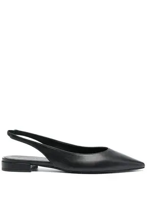 SCAROSSO Slingback Ballerinas - Black
