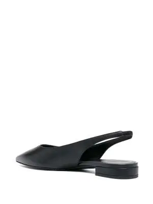SCAROSSO Slingback Ballerinas - Black