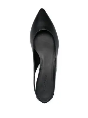 SCAROSSO Slingback Ballerinas - Black