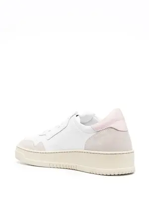 SCAROSSO Alexia Leather Low-top Sneakers