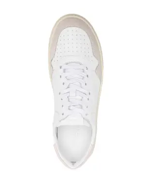 SCAROSSO Alexia Leather Low-top Sneakers
