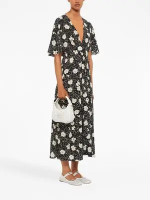 Miu Miu Mini Wander Wicker Shoulder Bag