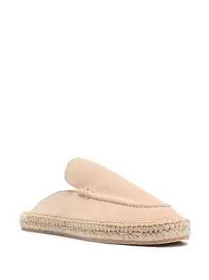 SCAROSSO Suede Jute-sole Espadrilles