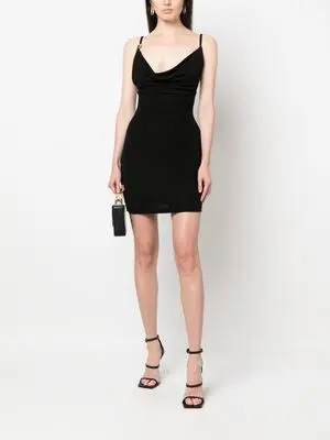 Dsquared2 Logo-embellished Cowl-neck Minidress