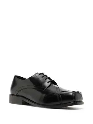 STEFAN COOKE Embroidered Leather Derby Shoes