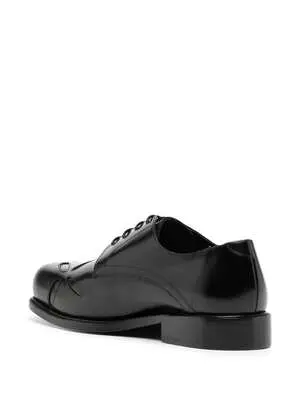 STEFAN COOKE Embroidered Leather Derby Shoes