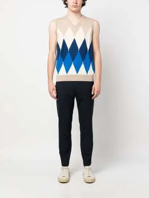 PT TORINO Slim-cut Trousers - Blue