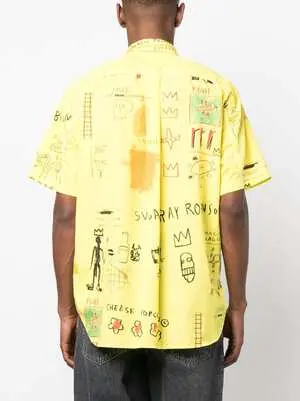 Junya Watanabe Illustration-print Cotton Shirt