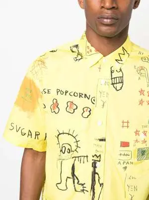 Junya Watanabe Illustration-print Cotton Shirt