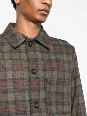 A.p.c. Checked Shirt Jacket