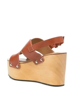 Sartore Toscano 100mm Wedge Sandals