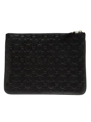 Comme Des Garçons Embossed Leather Wallet