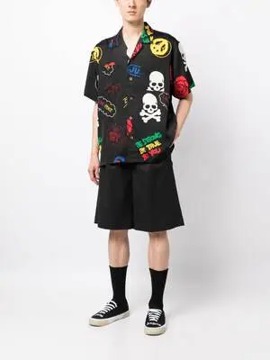 MASTERMIND WORLD Logo-print Short-sleeve Shirt