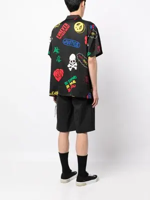 MASTERMIND WORLD Logo-print Short-sleeve Shirt