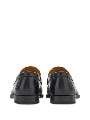 FERRAGAMO Logo-debossed Two-tone Loafers