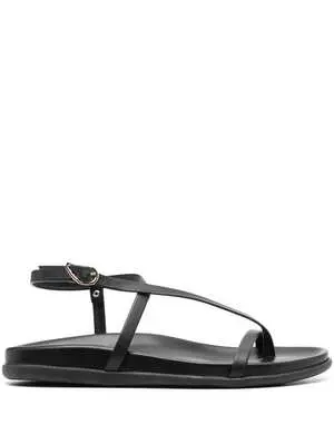 ANCIENT GREEK SANDALS Aimilia Leather Sandals - Black