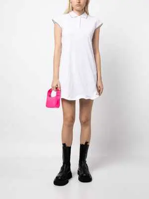 We11Done Contrast-stitching Shirt Dress