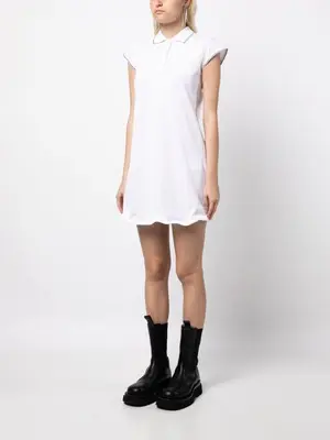 We11Done Contrast-stitching Shirt Dress