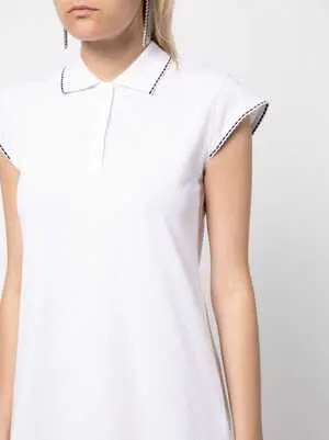 We11Done Contrast-stitching Shirt Dress