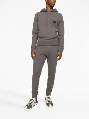 Dolce & Gabbana Wool-cashmere Track Pants