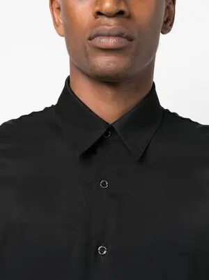 Patrizia Pepe Long-sleeved Button-up Shirt - Black