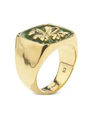 GOOSSENS Talisman Clover Signet Ring