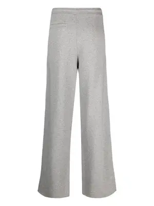 GANNI Organic Cotton Track Pants - Grey