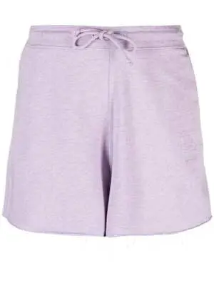 GANNI Drawstring-waist Organic-cotton Shorts