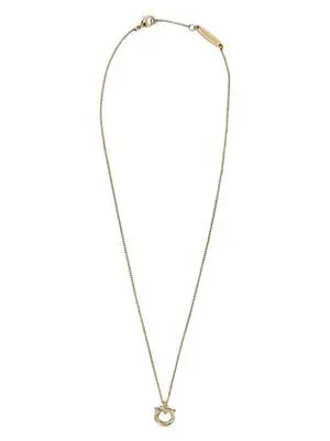 FERRAGAMO Gancini Pendant Necklace - Gold