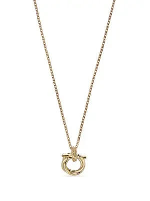 FERRAGAMO Gancini Pendant Necklace - Gold