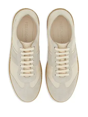 FERRAGAMO Logo-debossed Low-top Sneakers
