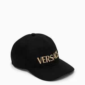 Versace Hat With Embroidered Logo