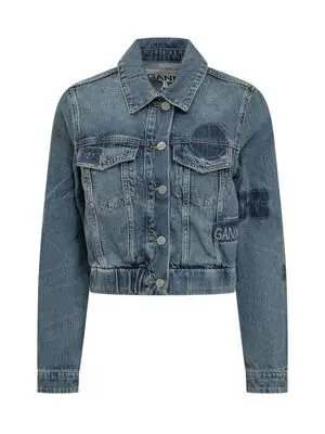 GANNI Jeans Jacket - Blue