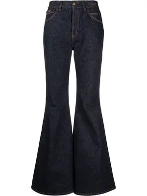 Chloé Flared Denim Jeans - Blue