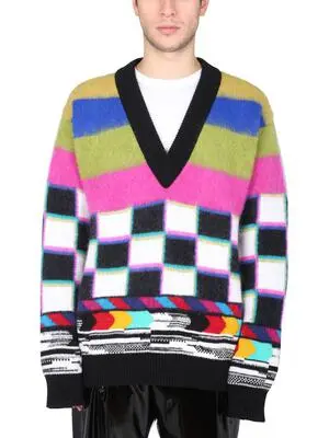 Dolce & Gabbana Dolce & Gabbana Glitch Sweater - Multicolour