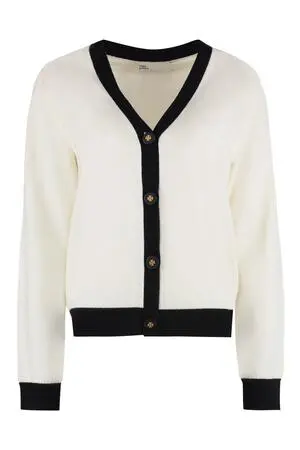 Tory Burch Cashmere Cardigan - Ivory