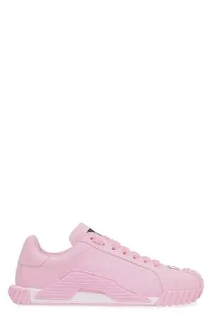 Dolce & Gabbana Leather Low-Top Sneakers - Pink
