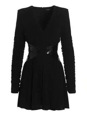 Balmain Balmain Sequin Dress - Black