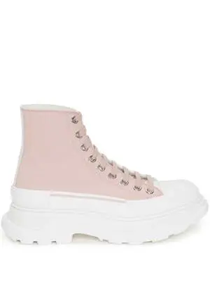 Alexander McQueen Tread Slick Ankle Boots - Pink