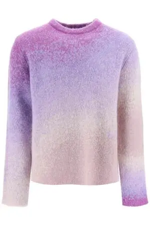 ERL Gradient Mohair Sweater Purple