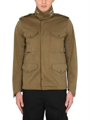 TEN C Short Field Jacket - Green