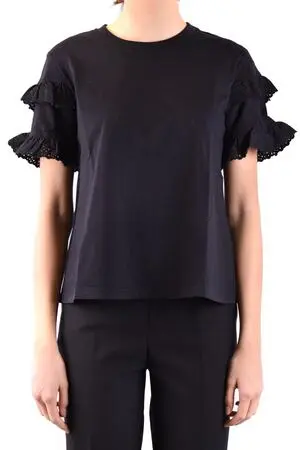 Alexander Mcqueen Frill T-shirts For Women