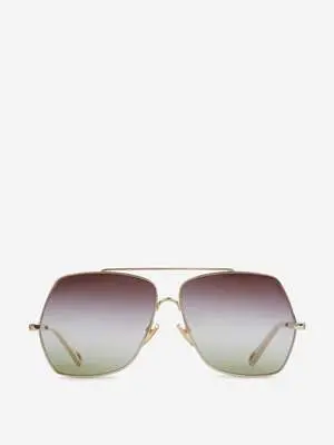 Chloé Aviator Sunglasses - Gold