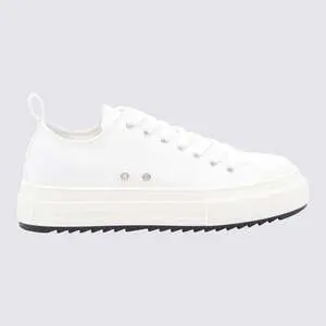 Dsquared2 Cotton Berlin Sneakers - White
