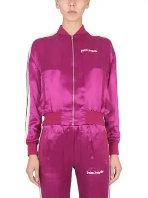 Palm Angels Luxury Sport Bomber Jacket - Red