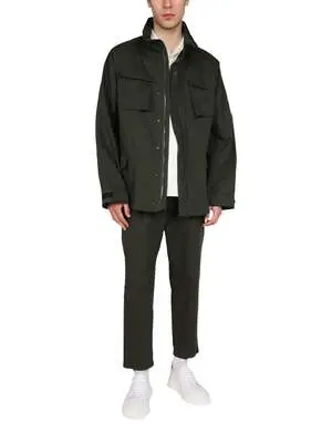 LARDINI Lardini Double Fabric Jacket - Green