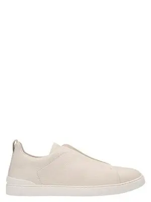 Zegna 'triple Stitch' Sneakers - White