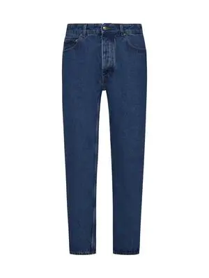 Palm Angels Jeans Light Blue Black