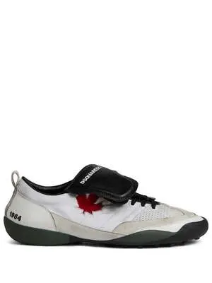 Dsquared2 Maple-leaf Leather Sneakers Multicolor
